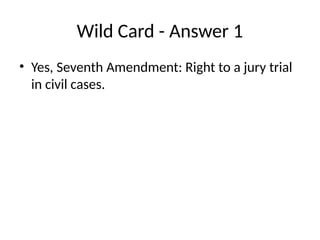 Bill_of_Rights_Jeopardy social studies!! | PPTX