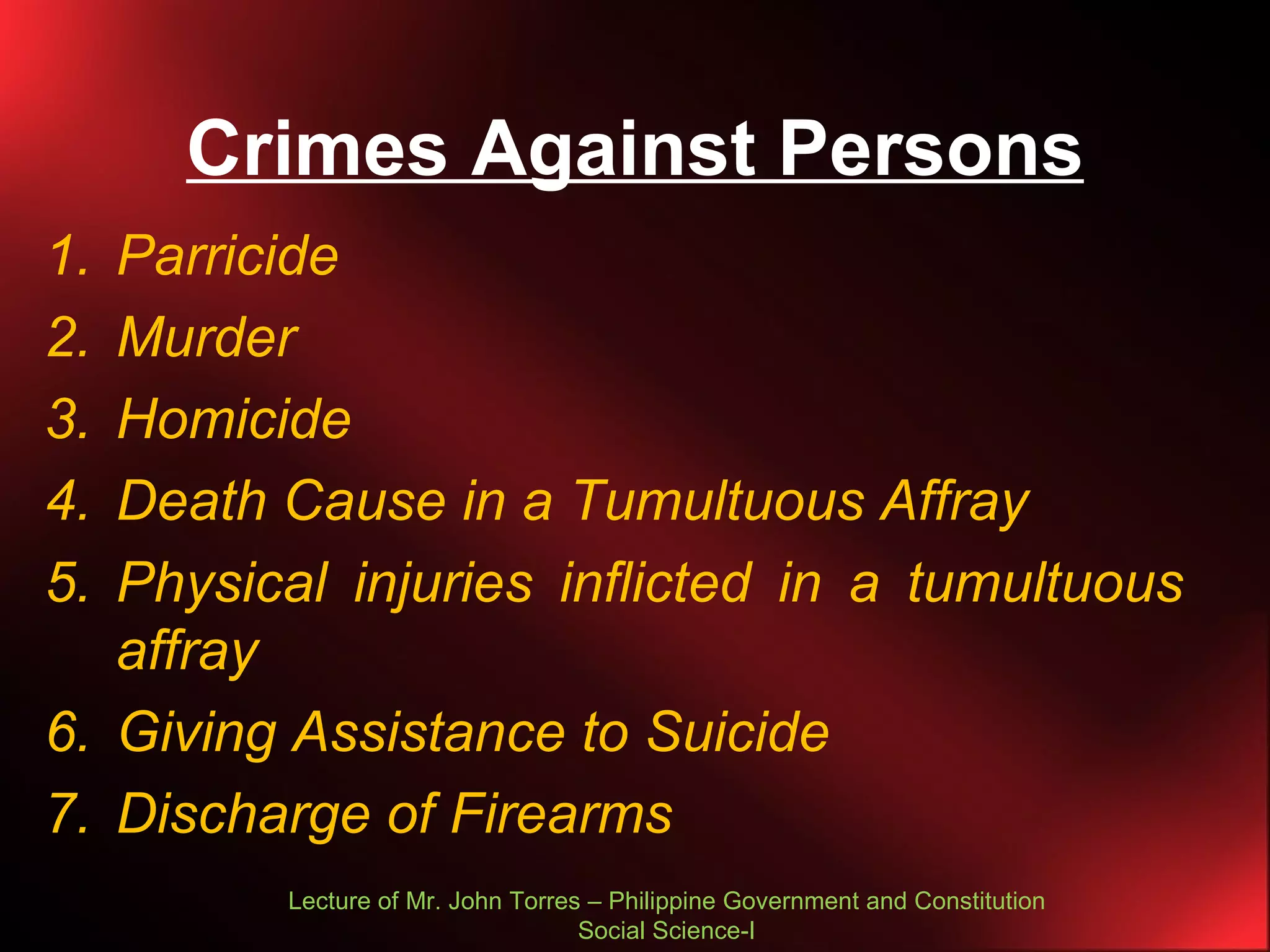 Bill of rights (lecture) | PPT