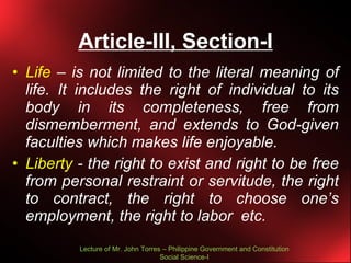 Bill of rights (lecture) | PPT