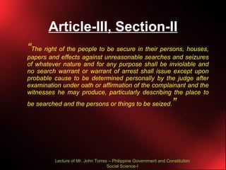 Bill of rights (lecture 2) | PPT