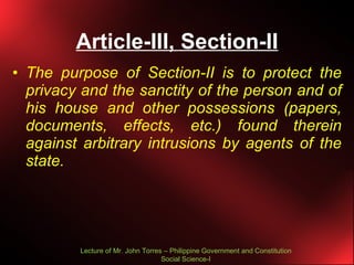Bill of rights (lecture 2) | PPT