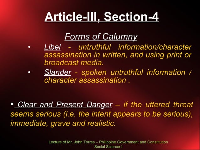 Bill of rights (lecture 3) | PPT | Law