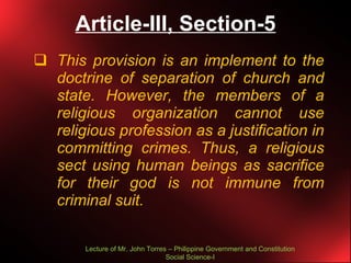 Bill of rights (lecture 3) | PPT