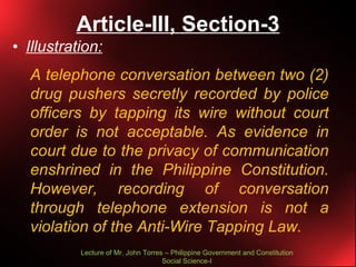 Bill of rights (lecture 3) | PPT