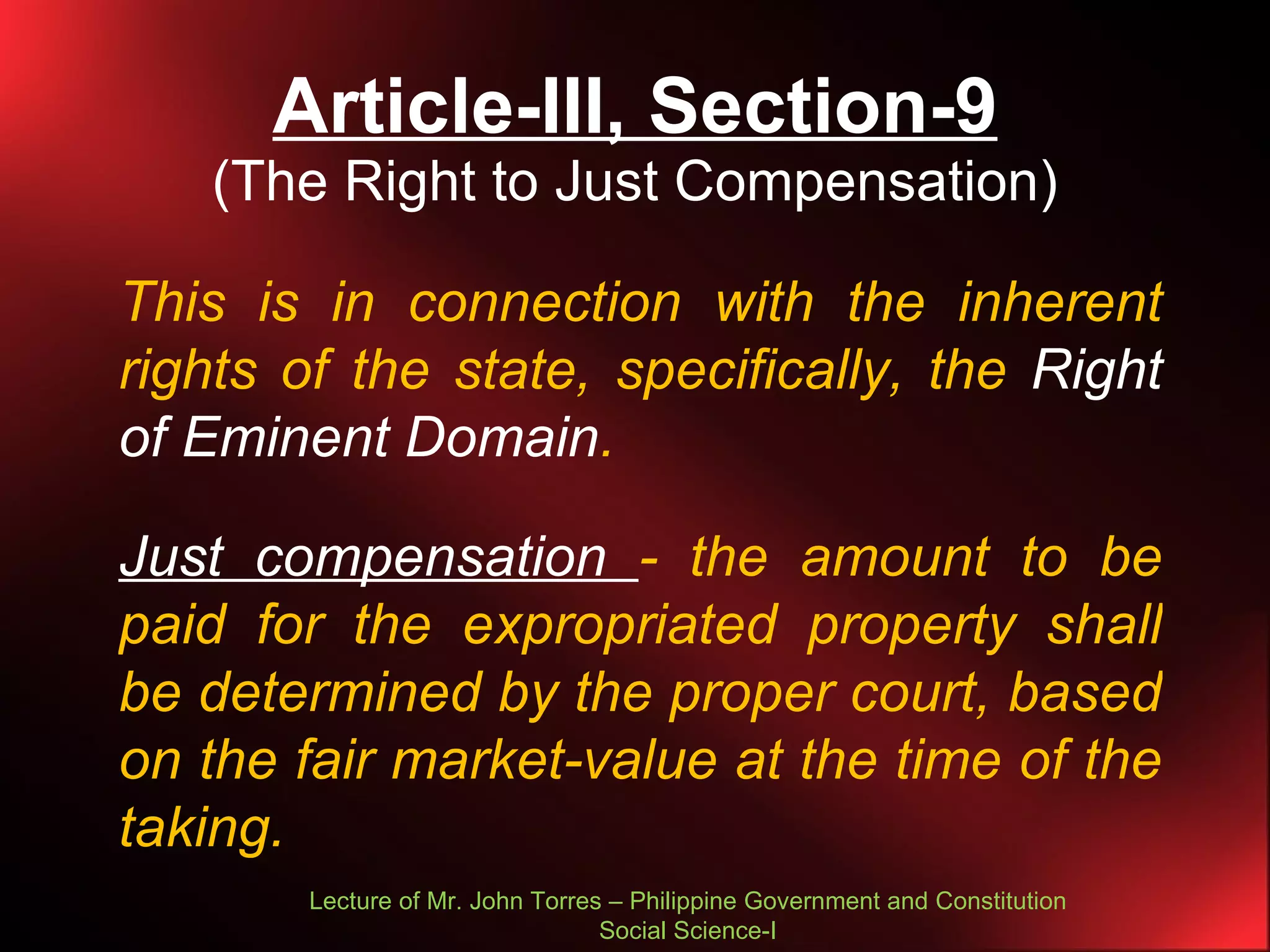Bill of rights (lecture 4) | PPT