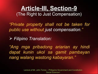 Bill of rights (lecture 4) | PPT