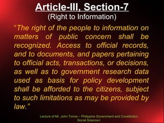 Bill of rights (lecture 4) | PPT