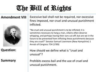 Bill Of Rights Amendments 8