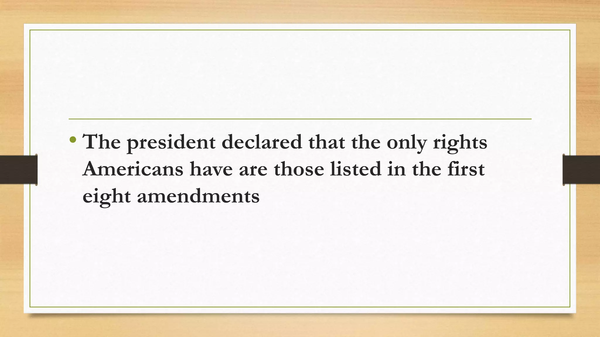 Bill of rights quiz review | PPTX