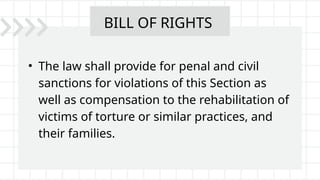Bill of Rights (1987 Constitution) (Section 12 to 22) .pptx