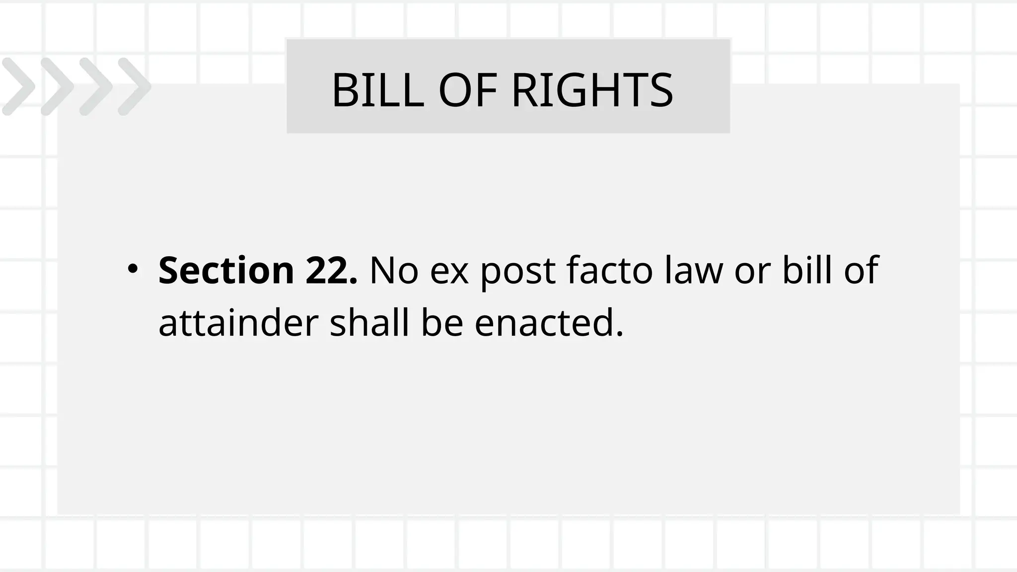 Bill of Rights (Section number 12-22) .pptx