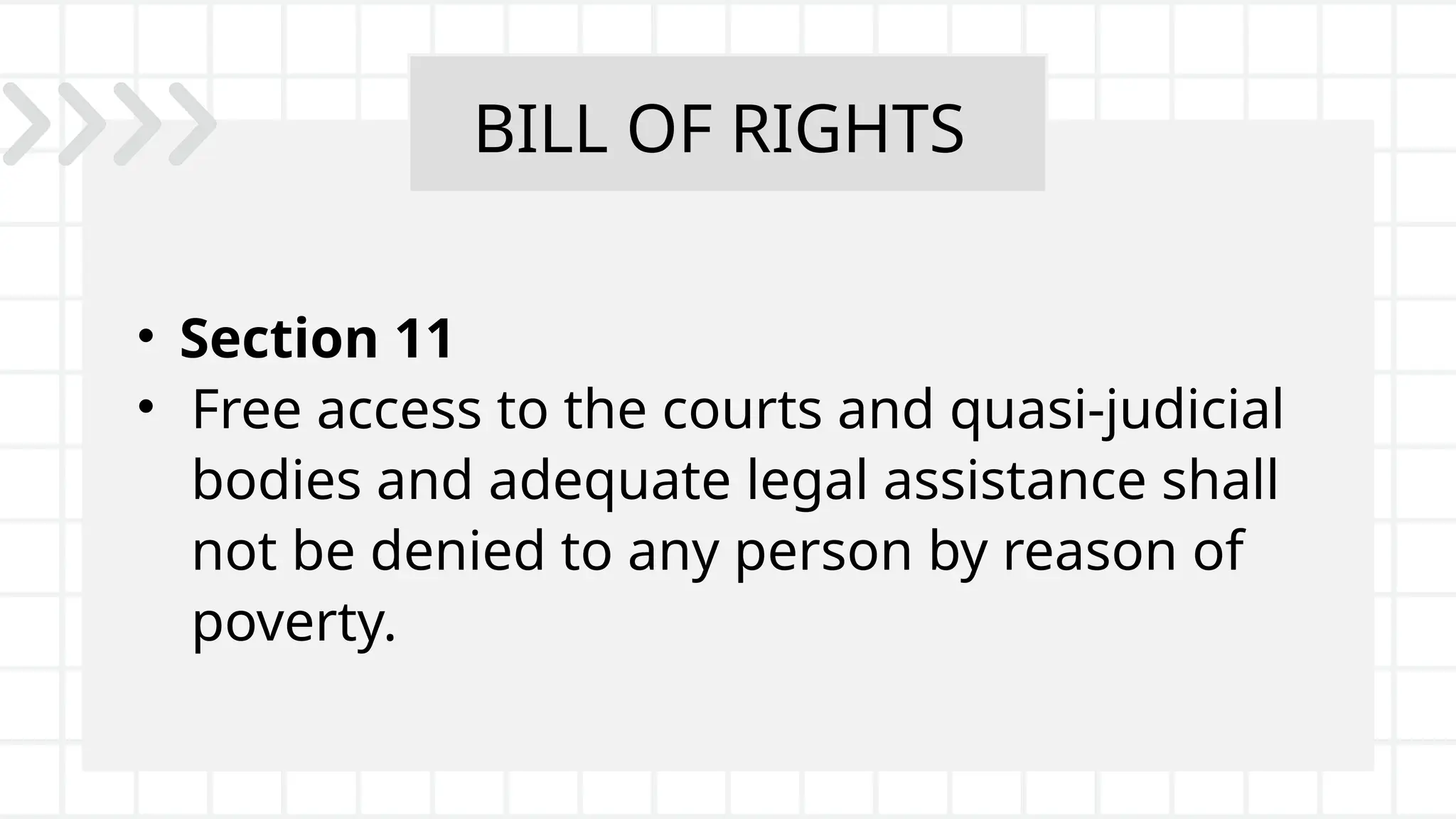 Bill of Rights (Section number 12-22) .pptx