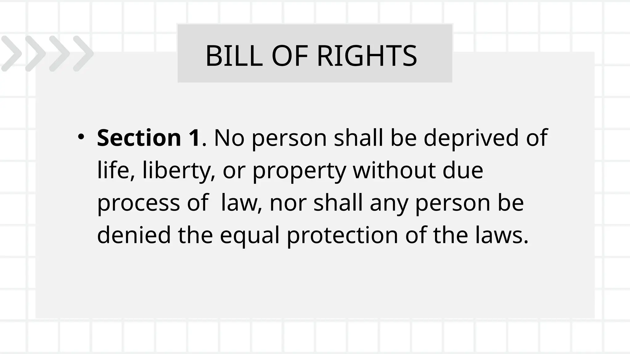 Bill of Rights (Section number 12-22) .pptx