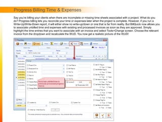 BillQuick Billing Tips and Tricks | PPTX