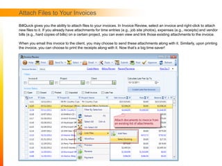 BillQuick Billing Tips and Tricks | PPTX