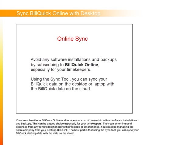 BillQuick Management Tips & Tricks | PPTX