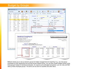 BillQuick Management Tips & Tricks | PPTX