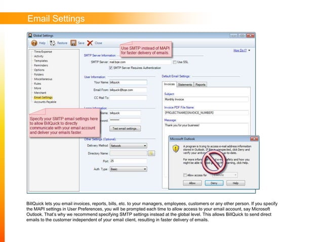 BillQuick Management Tips & Tricks | PPTX