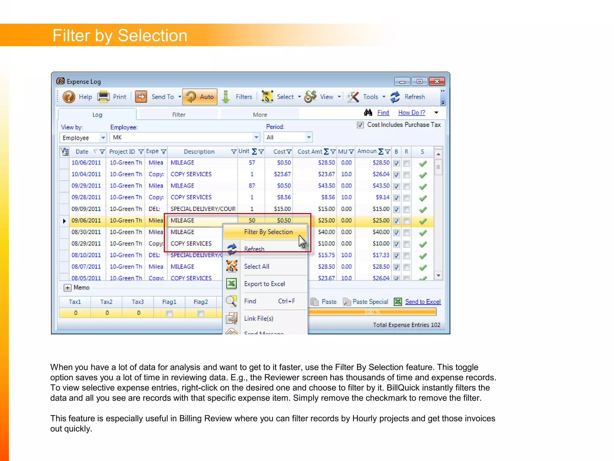BillQuick User Interface Tips & Tricks | PPT