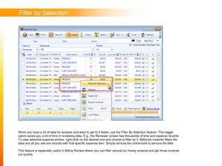 BillQuick User Interface Tips & Tricks | PPT