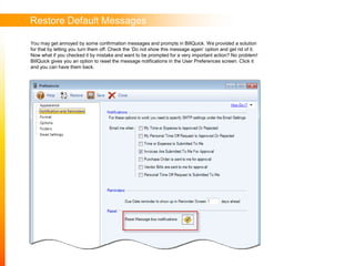 BillQuick User Interface Tips & Tricks | PPT