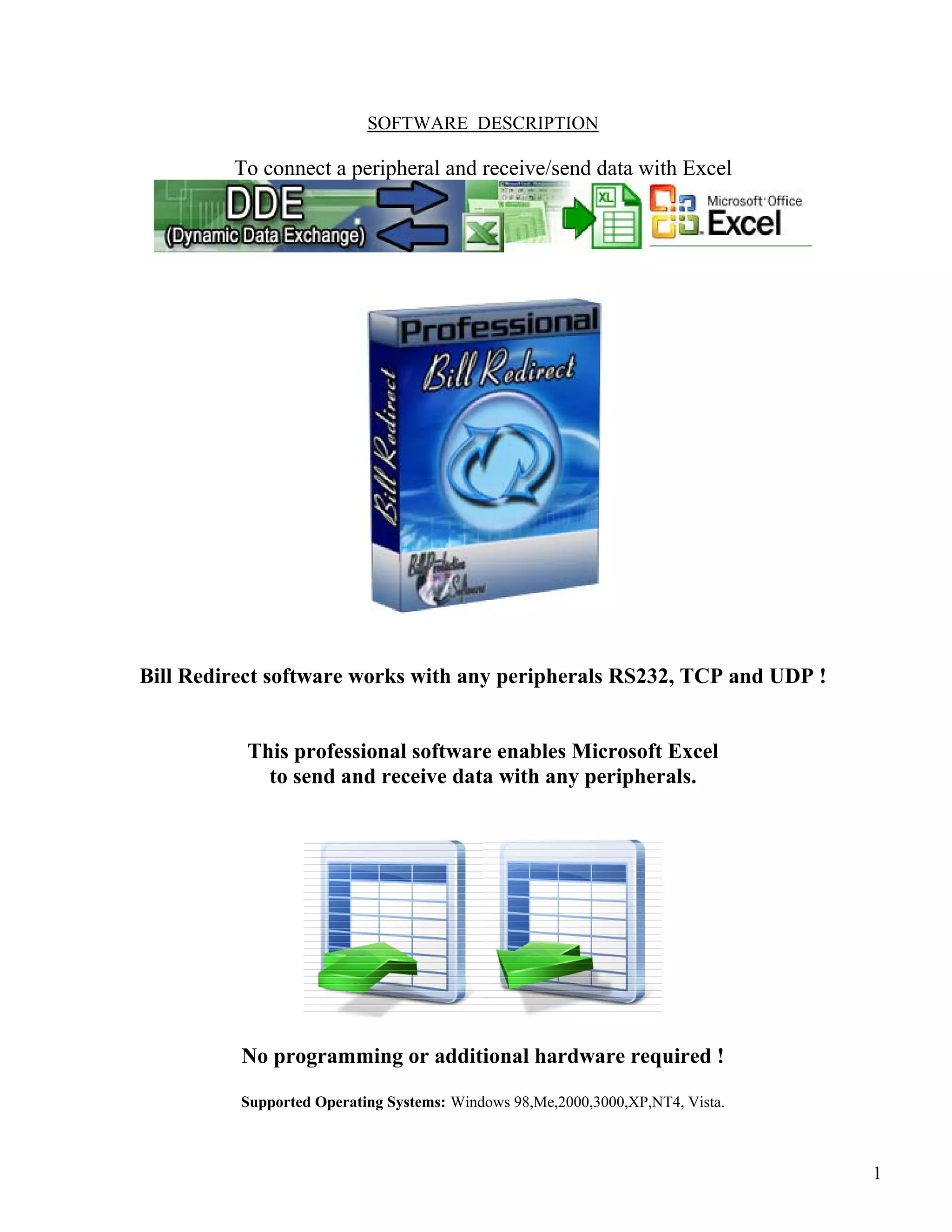 Microsoft Excel and peripheral via VBA DDE (RS-232, TCPIP, USB, UDP ...) | PDF | Computing ...