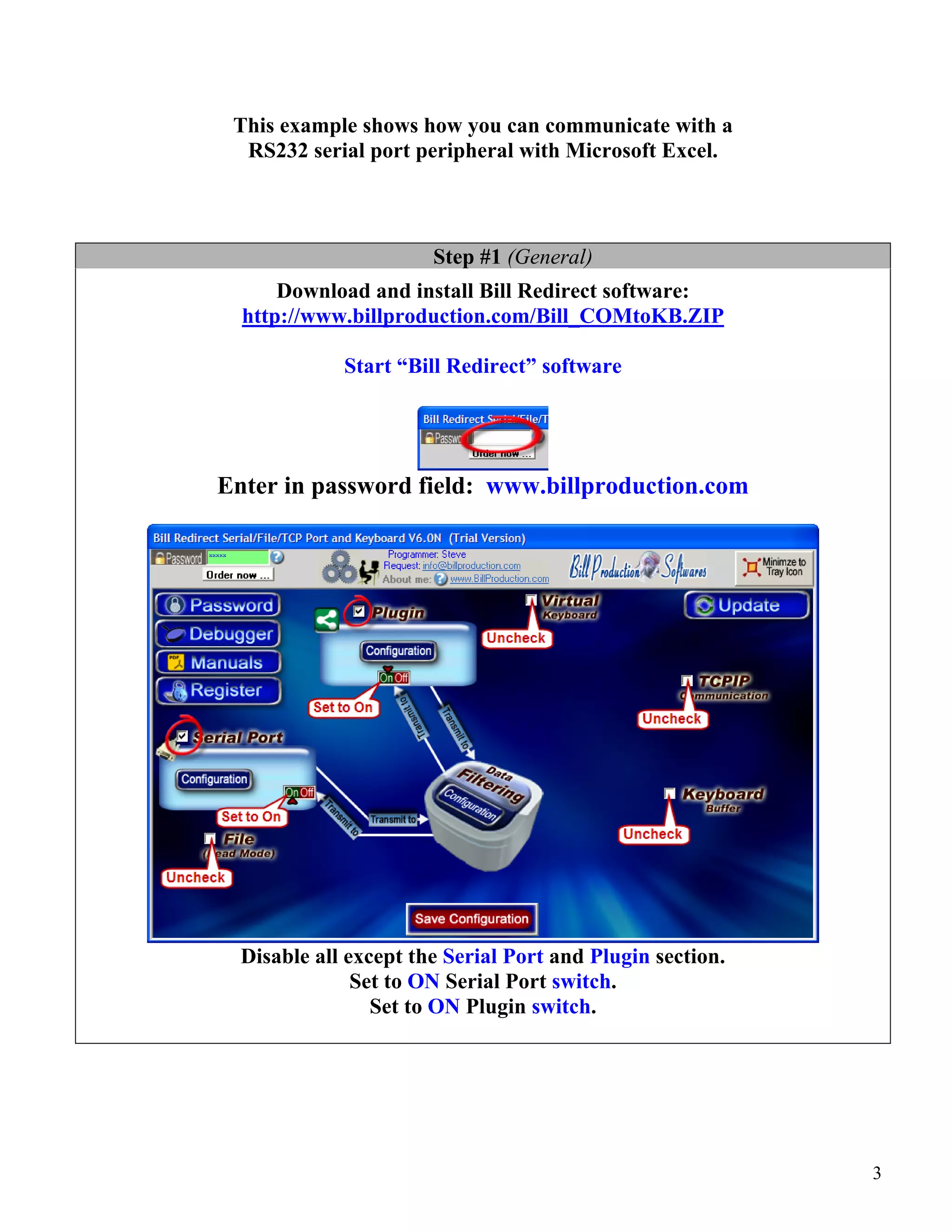 Microsoft Excel and peripheral via VBA DDE (RS-232, TCPIP, USB, UDP ...) | PDF