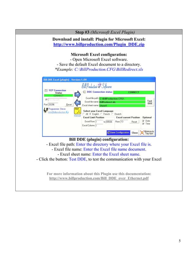 Microsoft Excel and peripheral via VBA DDE (RS-232, TCPIP, USB, UDP ...) | PDF | Computing ...