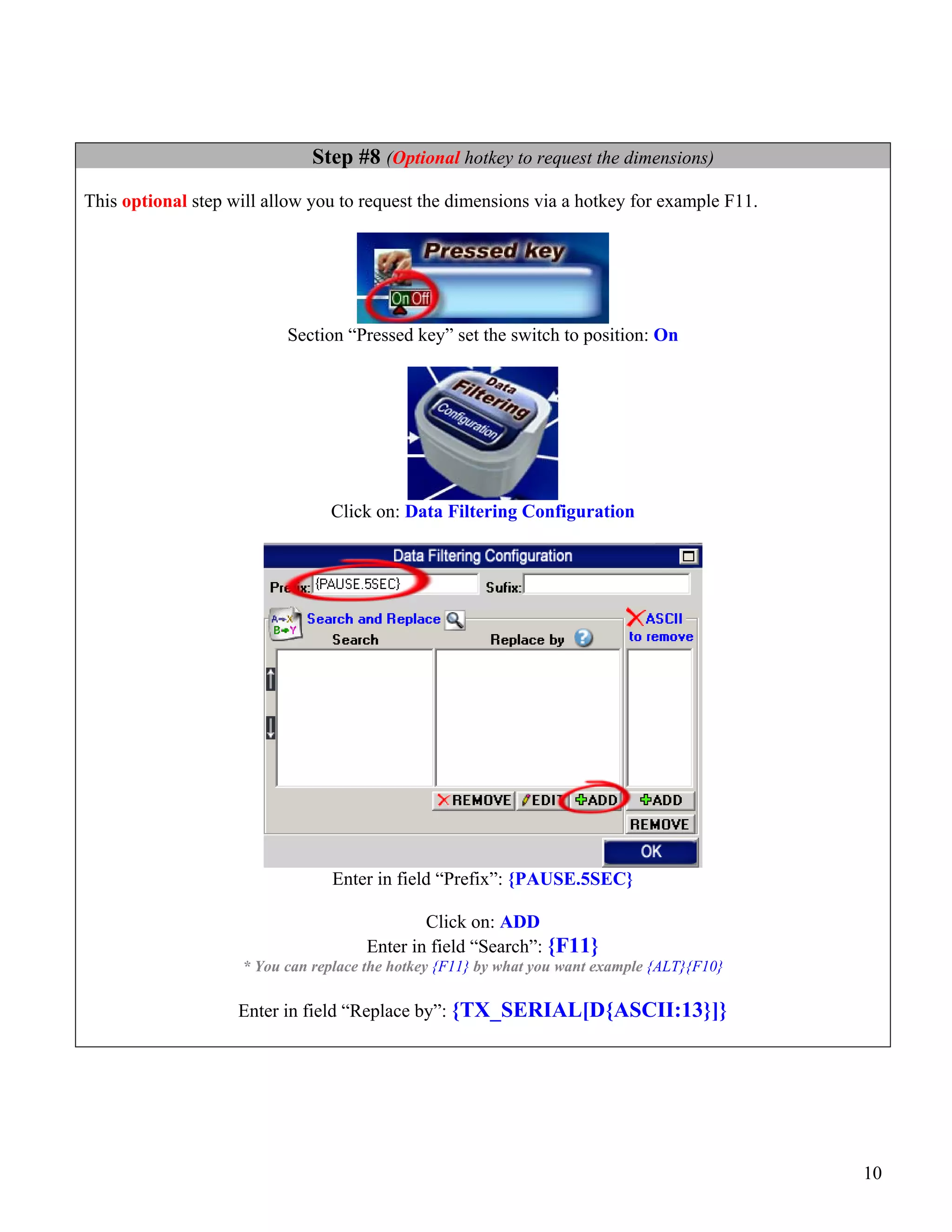 Automatic dimmer package dimensioning RS-232 | PDF