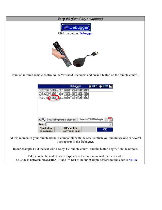 Control infrared remote controls receiver RS-232 | PDF