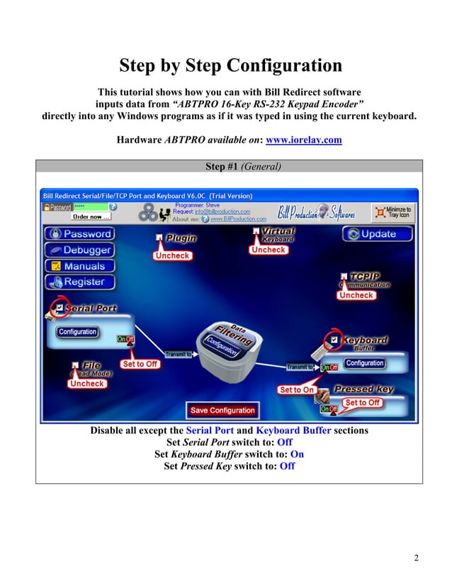 Storm Keyboard / Keypad RS-232 Wedge keyboard solution | PDF