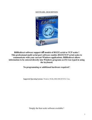 RS232 USB Balance and Scale Software | PDF