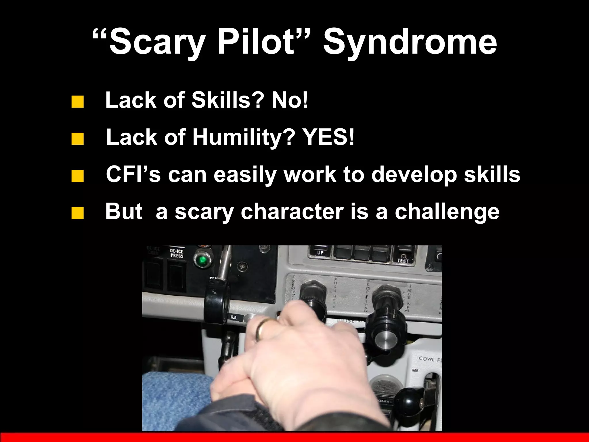 Dr. Bill Rhodes: Warning Signs In Pilots | PPS | Air Travel | Travel Type
