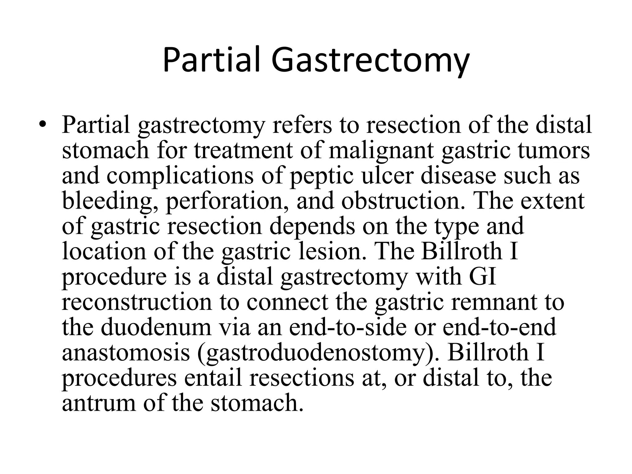 BILLROTH SURGICALPROCEDURE PRESENTATION.pptx