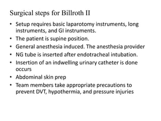 BILLROTH SURGICALPROCEDURE PRESENTATION.pptx
