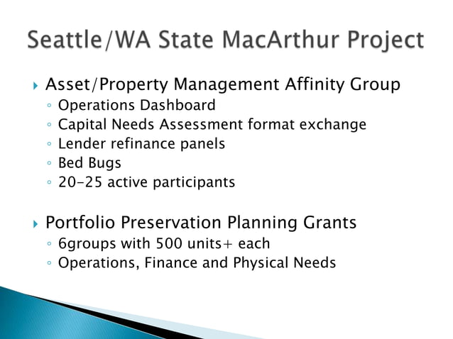 Bill Rumpf, Mercy Housing Northwest | PPT