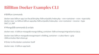 BillRun Docker Introduction | PDF