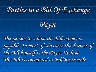 Bills of-exchange | PPT