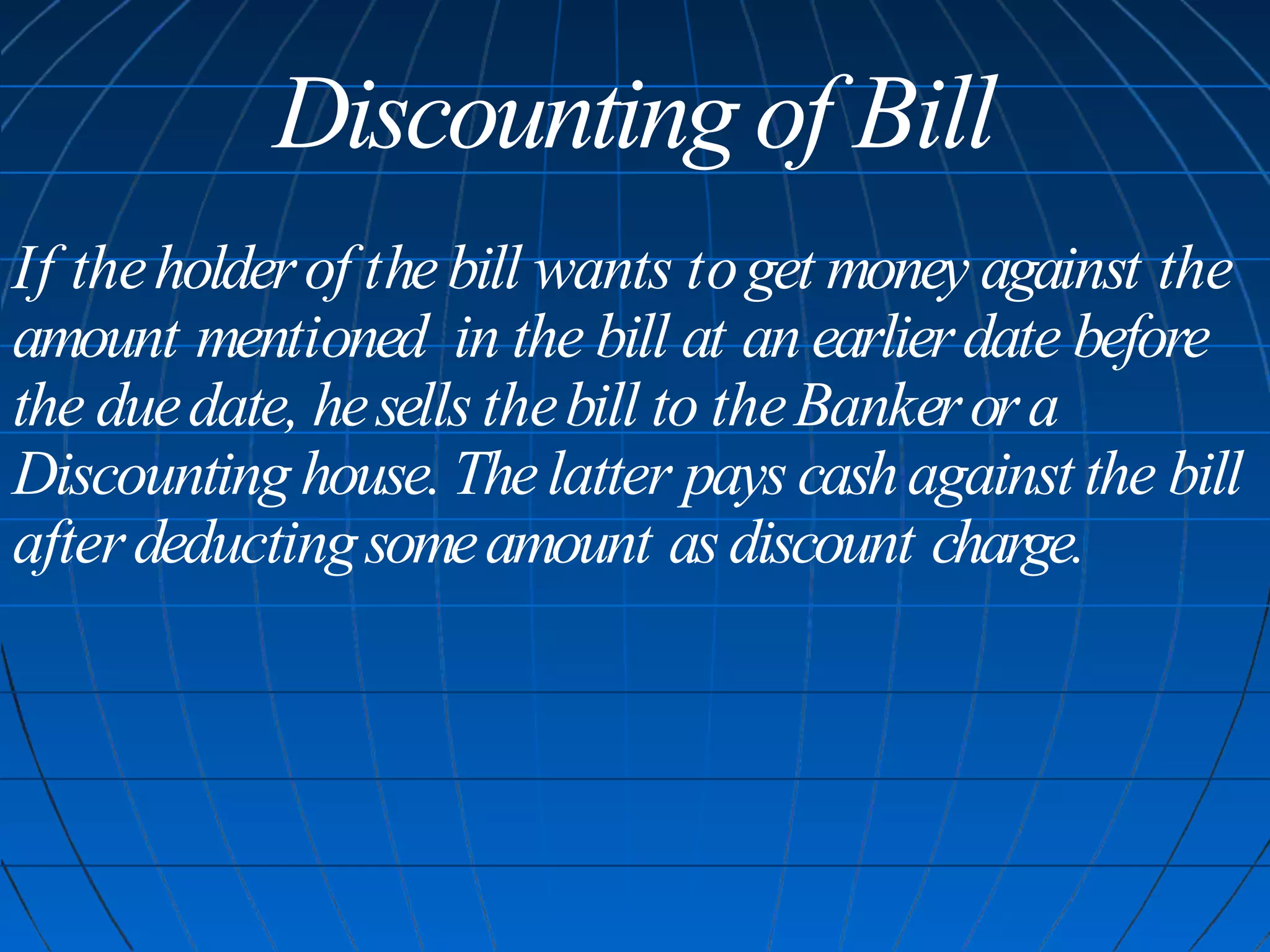 Bills of-exchange | PPTX