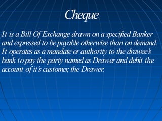 Bills of-exchange | PPTX