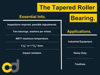 Bearing Information. | PPTX