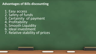 Bills discounting | PPTX