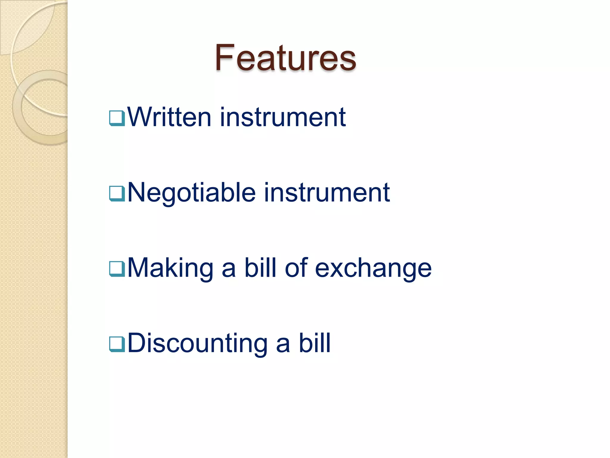 Bills discouting | PPTX