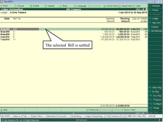 Bill settlement | PPS