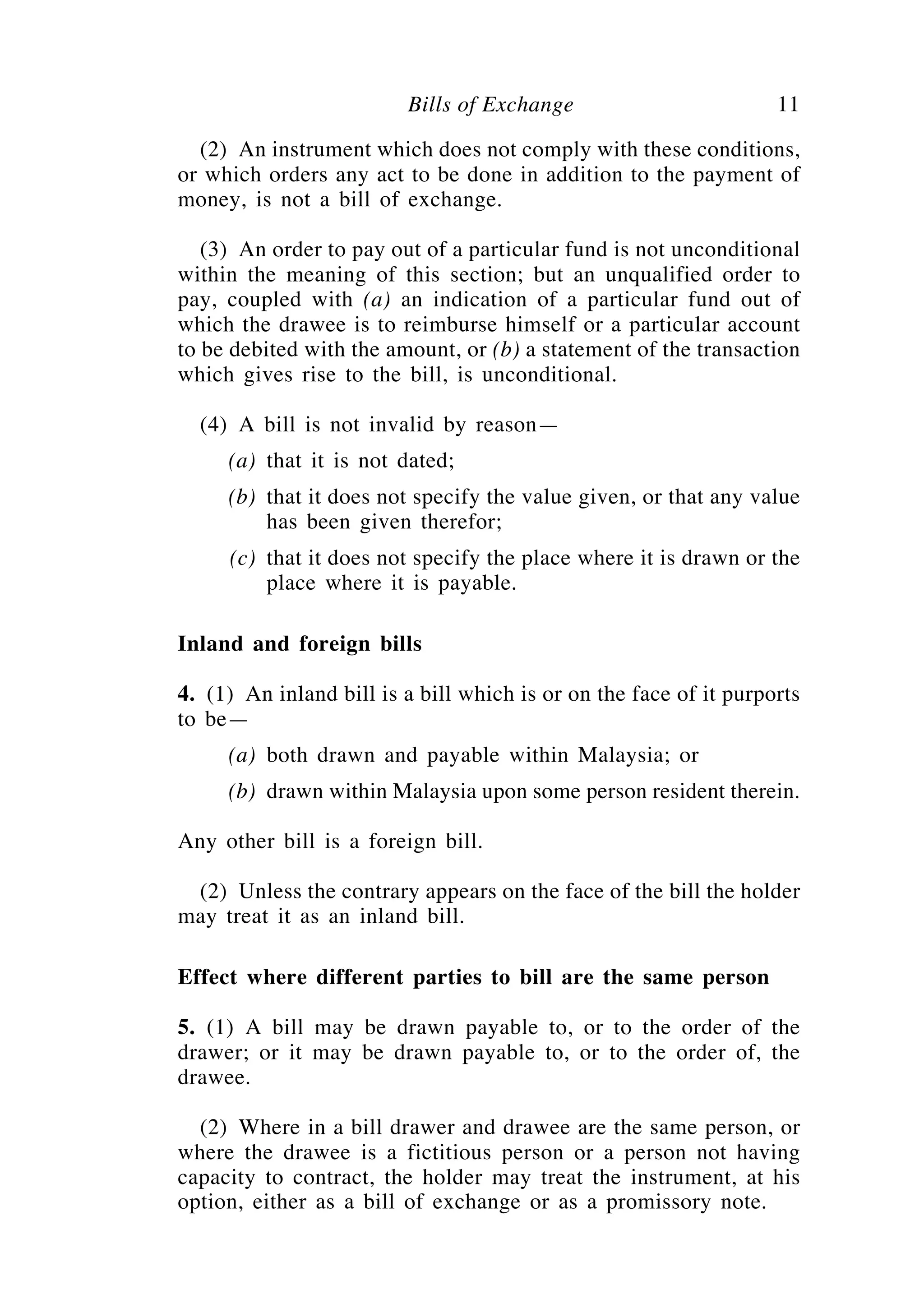 Bills of exchange_act 1949 | PDF