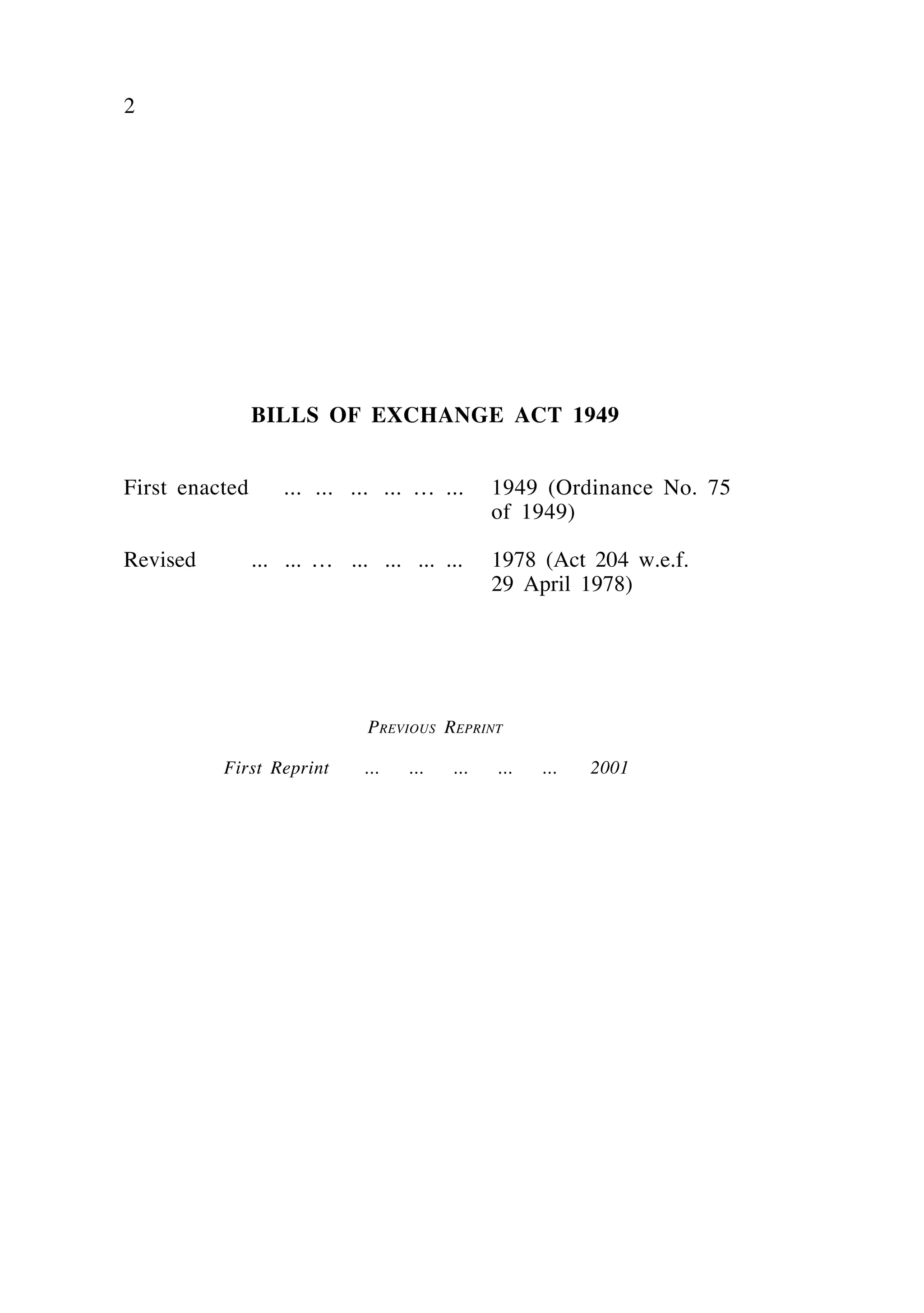 Bills of exchange_act 1949 | PDF
