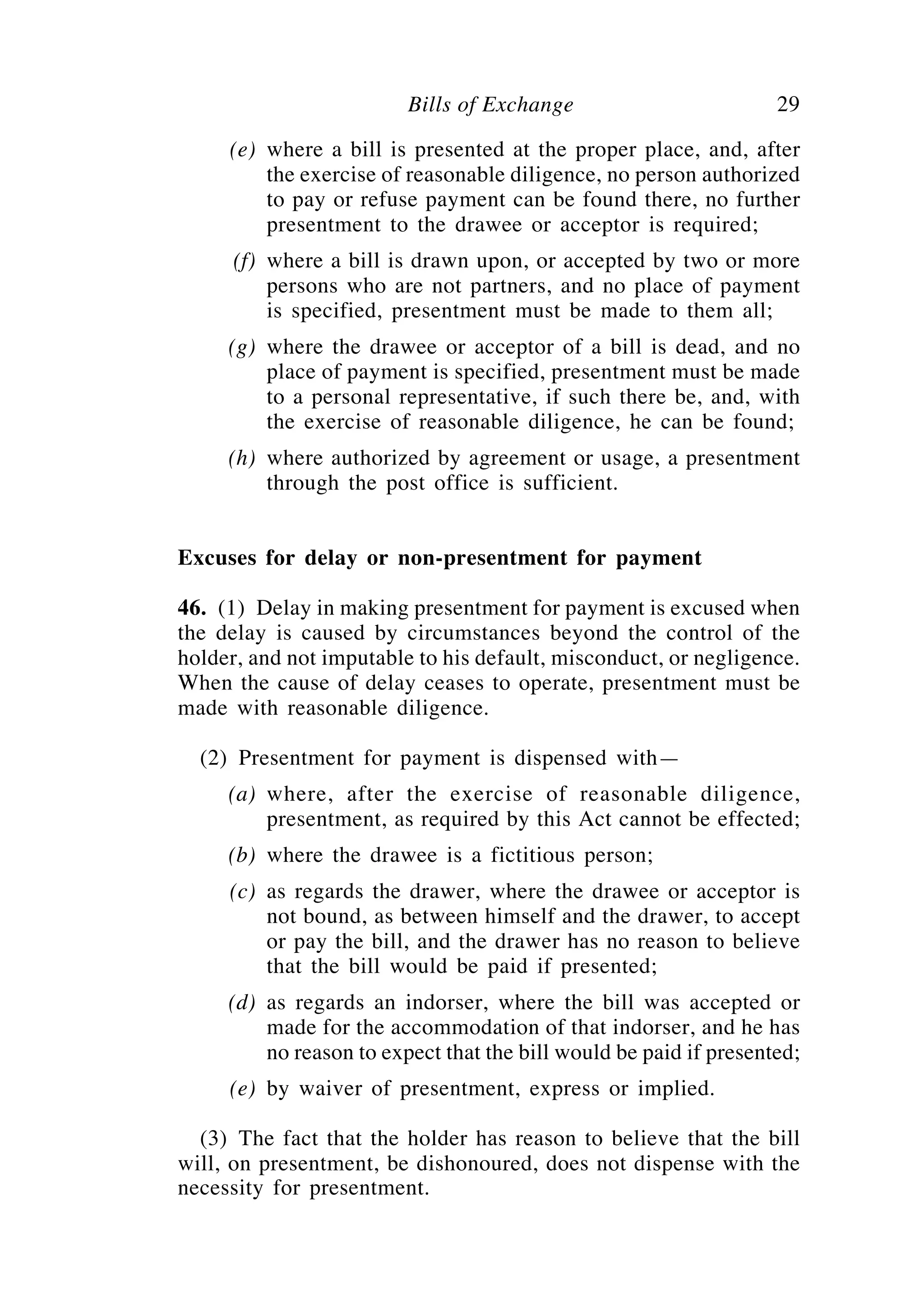 Bills of exchange_act 1949 | PDF