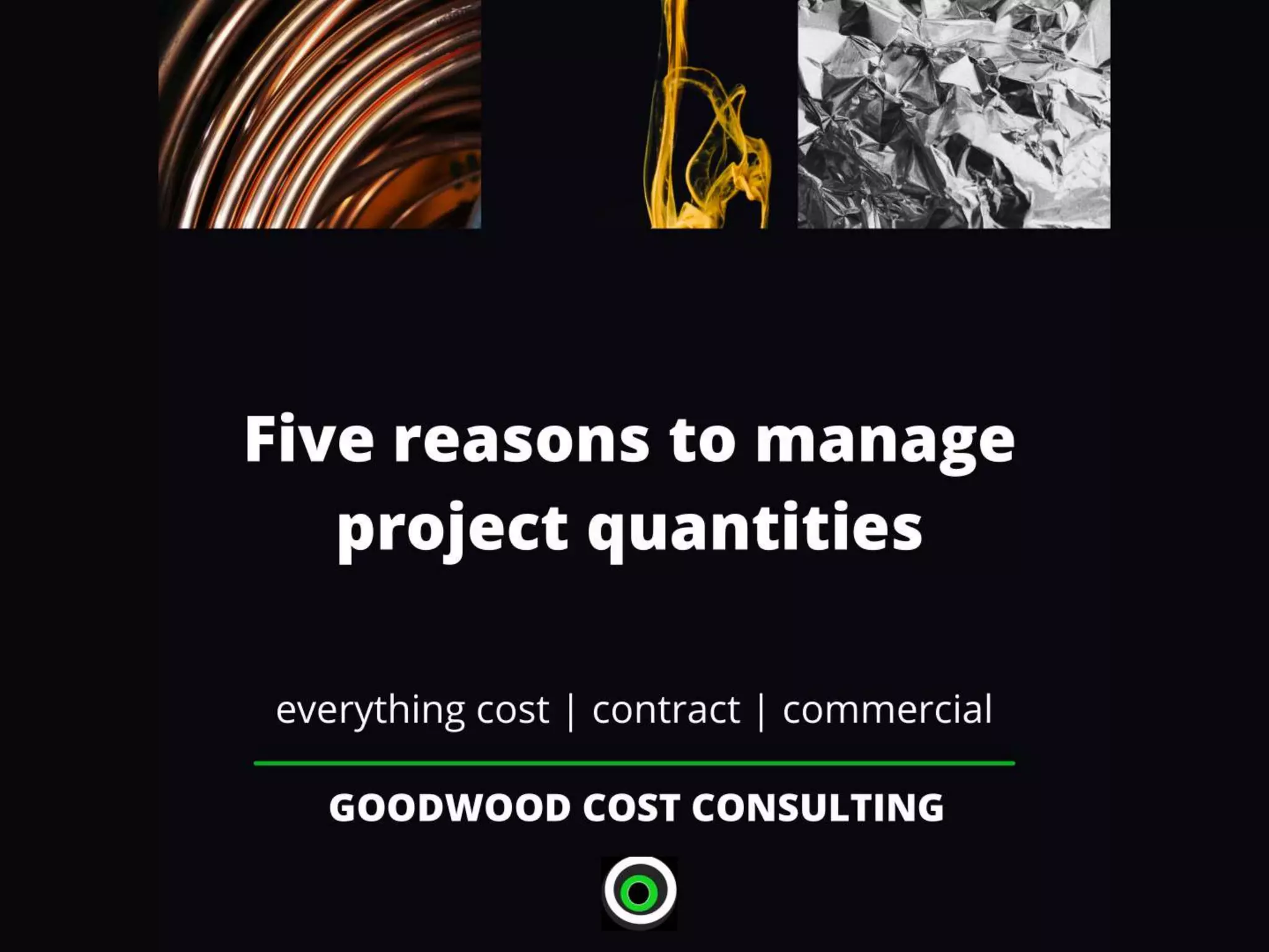 Five reasons to manage project quantities | PPT