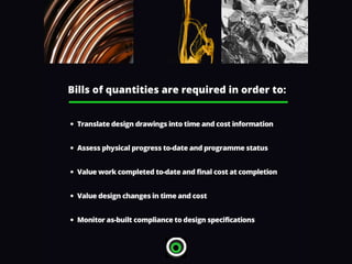 Five reasons to manage project quantities | PPT