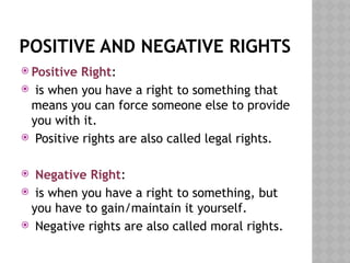 Bills of Rights Unit 04 BSN Nursing Ethics | PPT